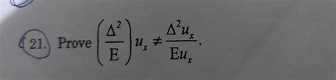 solved Δ forward difference operator ∇ backward