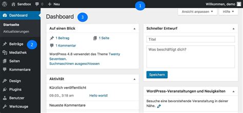 Wordpress Administrationsbereich F R Anf Nger Schnell Erkl Rt