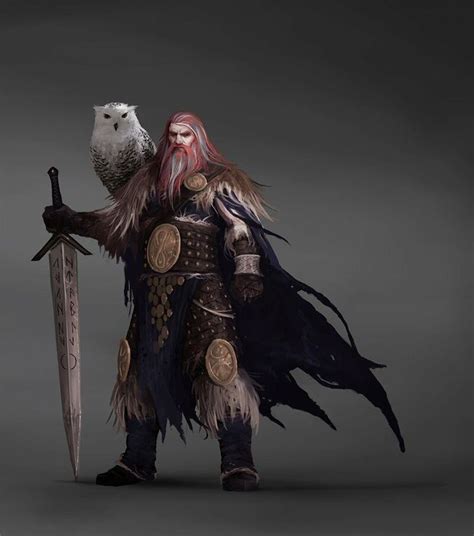 Artstation Nord Old Men Warrior Matias Trabold Rehren Concept Art Characters Character