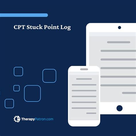 Cognitive Processing Therapy CPT Stuck Point Log Editable Fillable