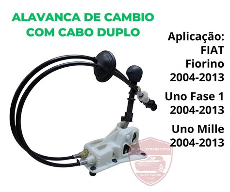 Alavanca Cambio Completa Fiat Uno Mille Fiorino Suplimarcas