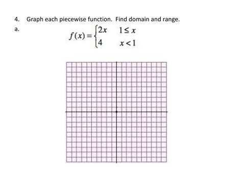 objective review piecewise functions ppt download
