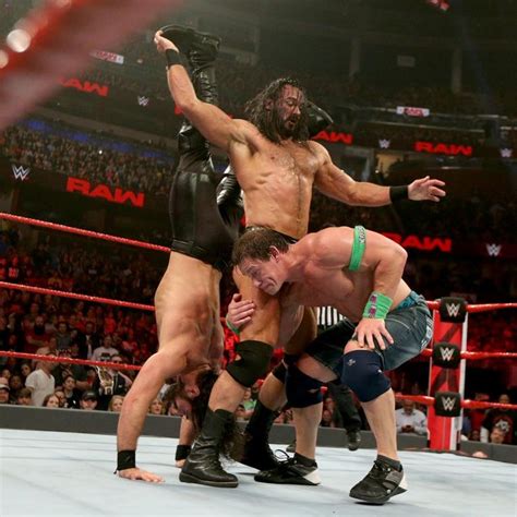 Photos Cena Rollins Bálor collide with Ambrose McIntyre Lashley
