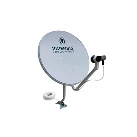 Antena Parabólica Digital Banda KU 60cm Vivensis Distribuidora Virtualis