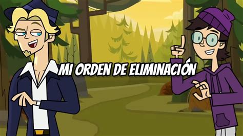 Mi orden de eliminación de Campamento Desventura Temporada 1 YouTube