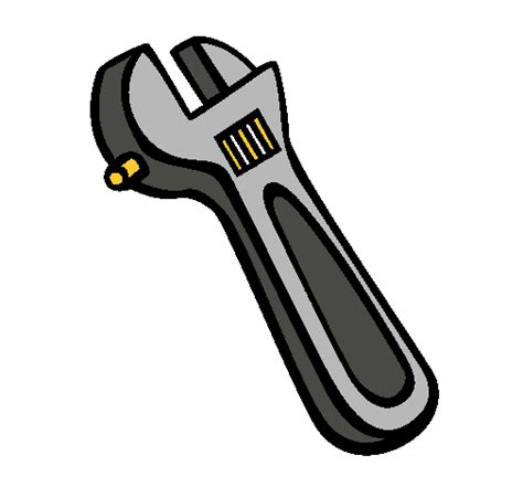 Dibujo De Llave Inglesa Pintado Por Herramienta En Dibujos Net El D A