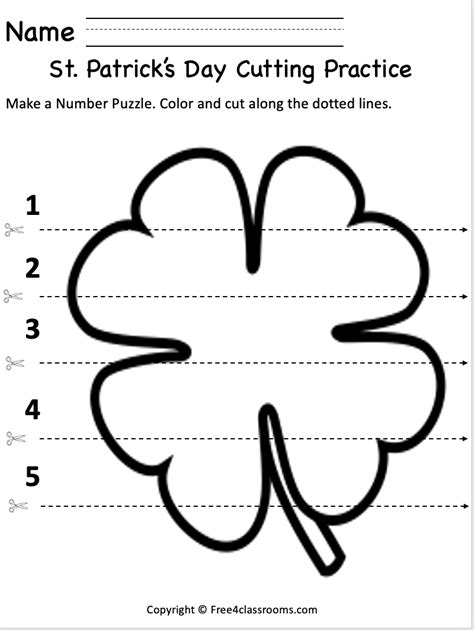 St Patricks Day Printable Worksheet
