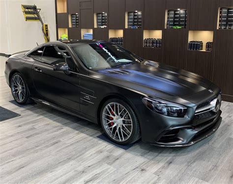 Mercedes Benz Sl Amg Full Wrap Ceramic Pro Window Tinting