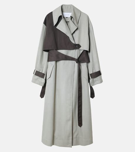 ル シェル ブルー LE CIEL BLEU Wrapped Trench Coat Light RESTIR リステア