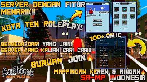 RIVIEW SERVER GTA SAMP DENGAN FITUR YANG MENARIK TEN ROLEPLAY