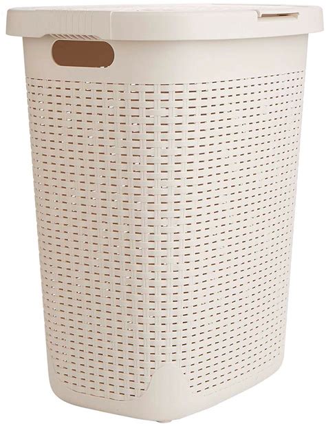 Best Buy Mind Reader 40 Liter Slim Laundry Basket Laundry Hamper With