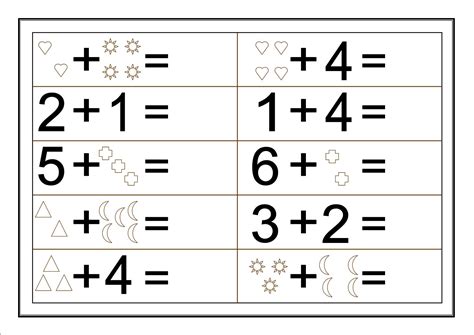 Fichas De Sumas Para Imprimir Etapa Infantil