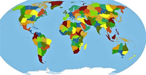 Mapamundis políticos para imprimir Mapas del mundo de todo tipo