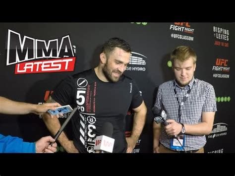 UFC Glasgow Daniel Omielanczuk Post Fight Interview YouTube