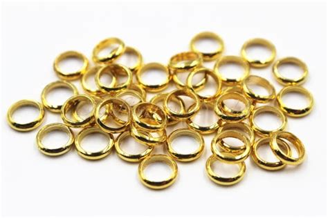 Gold Plated Soldered Jump Rings 5mm 6mm 7mm Gold Findings Etsy