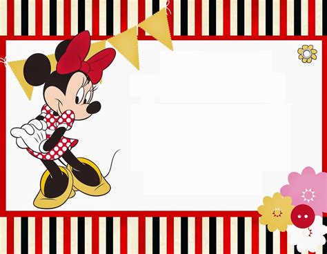 Divertidos Imprimibles Gratis De Minnie Mouse Rojo Ideas Y Material