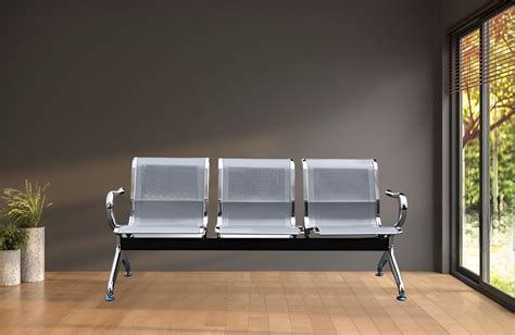 Airport Metallic Waiting Office Bench Nicmaa Furniture