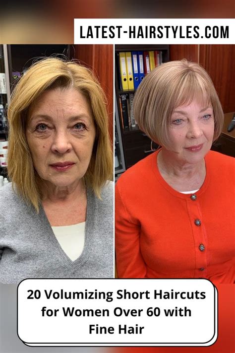 30 Volumizing Short Haircuts For Women Over 60 With Fine Hair Short