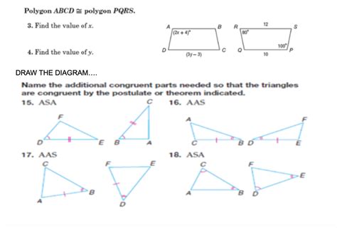 Solved Polygon ABCD Polygon PQRS 3 Find The Value Of X Chegg