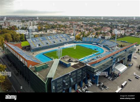 Aerial Photo Of Maksimir Stadium Home Of GNK Dinamo Zagreb On October