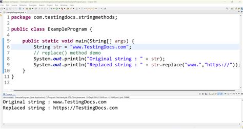 Java Replace Method Testingdocs