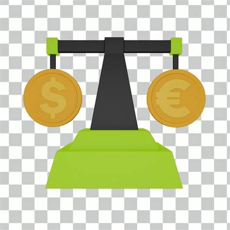 Comparación de moneda ilustración 3d Archivo PSD Premium