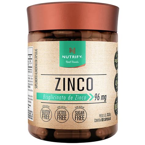 Zinco Quelato Caps Nutrify Meu Mundo Fit