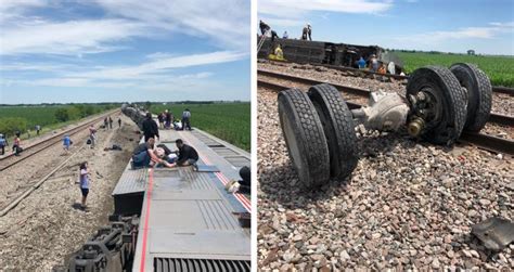Se Descarrila Tren De Amtrak En Missouri Ee Uu Tras Chocar Con
