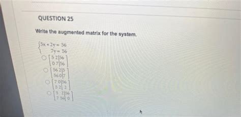 solved perform the row operation s on the given augmented