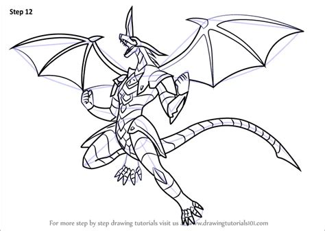 Learn How To Draw Drago From Bakugan Battle Brawlers Bakugan Battle