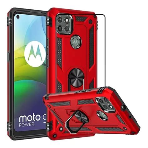 Funda Moto G9 Power Uso Rudo Mica Cristal Templado Kit Envío gratis