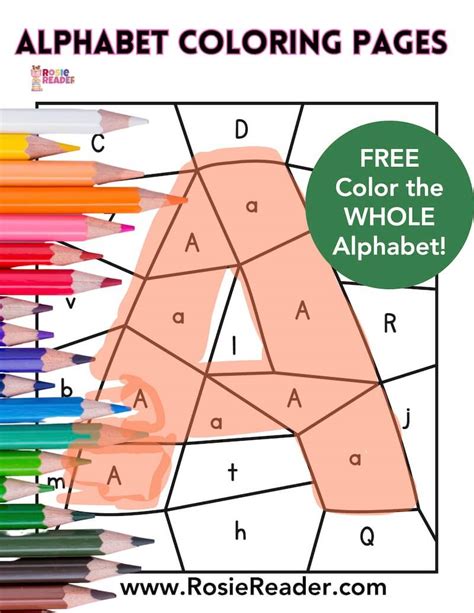 Printable Alphabet Letters Coloring Pages Infoupdate Org