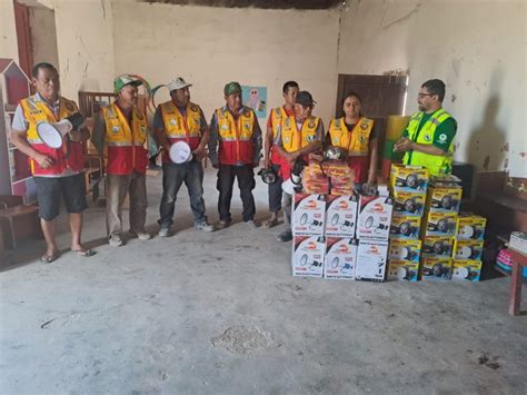 Minera Colquisiri Entrega Implementos De Seguridad Ciudadana A La