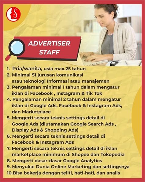 Lowongan Kerja Team Digital Marketing Advertiser Sista Group INFO