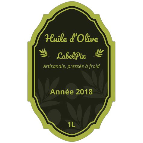 Impression Tiquette Huile D Olive Imprimerie En Ligne Labelpix