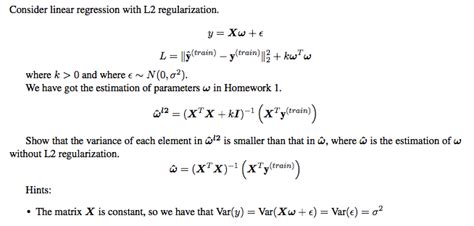 solved consider linear regression with l2 regularization