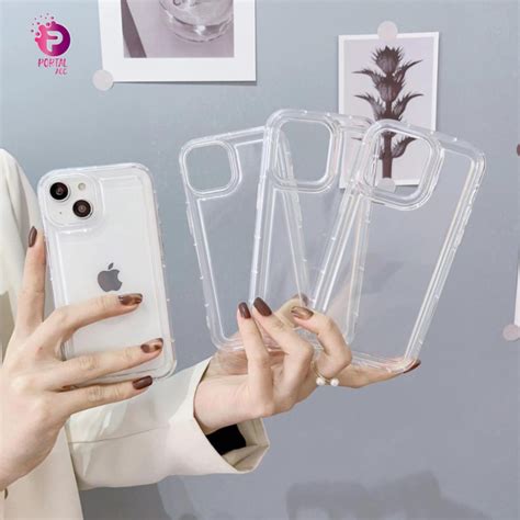 Portalacc Softcase Clear Air Bag Case Bening Casing Hp Untuk VIVO V29