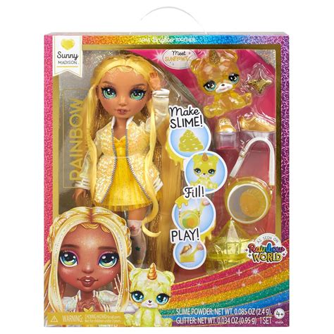 Rainbow High Sunny Madison Rainbow High Slime Kit Pet Doll The Toy Pool