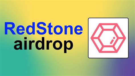 Redstone Airdrop Confirmado Guia Simple Para Calificar Youtube