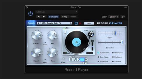 StudioLinkedVST Record Player FX Plugin VST AU AAX Hip Hop EDM