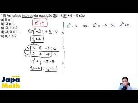 Prova Resolvida EsPCEx 2017 2018 Equação Polinomial YouTube