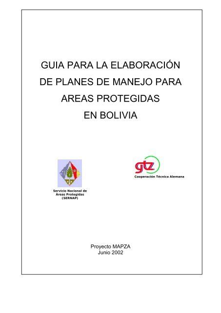 Guia De Planes De Manejo Bolivia Pdf