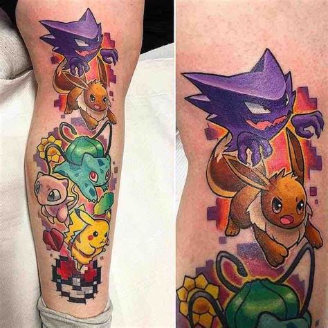 Tatuagem Pokemon Na Perna Imagens De Tatuagem Para Fazer The Best