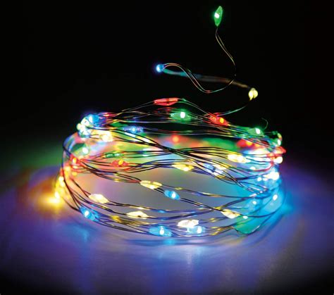 Guirlande lumineuse à 40 LED avec minuterie et 8 fonctions 195 cm