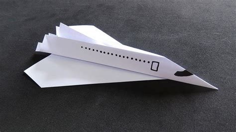 Como Hacer un Avión de Papel con Buen Diseño y Ademas Vuela CONCORDIA