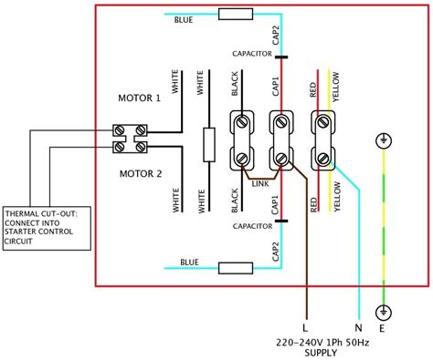 Single Phase Motor Wiring Diagrams Volt