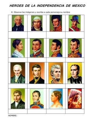HEROES DE LA INDEPENDENCIA Docx