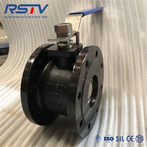 Pc Flanged Stainless Wcb Wafer Ball Valve With Iso Pn