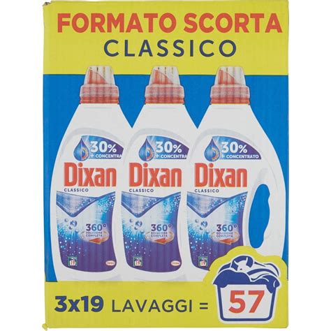 Detersivo Lavatrice Liquido Classico 57 Lavaggi DIXAN 1 PZ Coop Shop