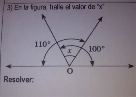 3 En La Figura Halle El Valor De X Resolver 110 O 100 Brainly Lat